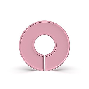 Discount Sizing Clothing Rack Size Dividers Blank Baby Pink Round - 10 Pack