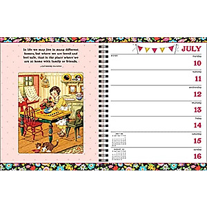 Mary Engelbreit's 12-Month 2023 Monthly/Weekly Planner Calendar: Comforts of Home