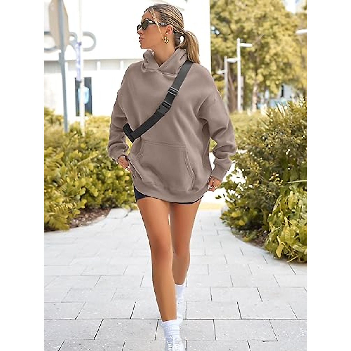 Trendy Queen Fall Clothes for Women 2023 Womens Fashion Hoodies Oversized Sweatshirts Cute Long Sleeve Outfits Sweaters Fleece Jackets Loose Outfits Casual Pullover Winter Y2k