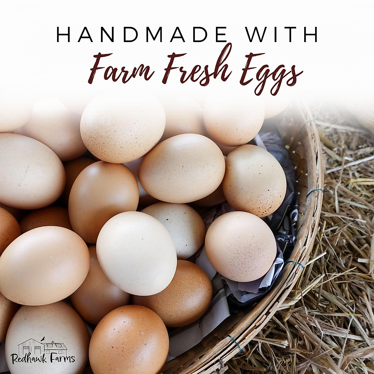 Redhawk Farms Pickled Beet Eggs - Beet Juice & Fresh, Whole Eggs, Pickled & Jarred For Freshness - Gluten Free & Non-GMO - (32 Oz)