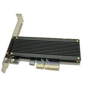 Sintech PCIe nVME,M.2(NGFF) SSD to PCI-e 3.0 X4 Adapter Card with Heatsink,Compatible for Samsung 960 970 EVO