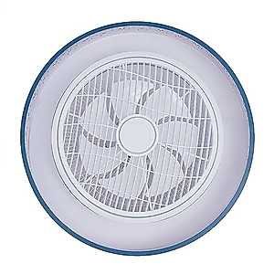 Xuthusman Dimmable Round Ceiling Fan Light LED Ceiling Fan lamp Star 3 Speed 3 Color+Remote Diameter 55cm 64W 110V