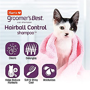 HARTZ Groomer's Best Hairball Control Cat Shampoo