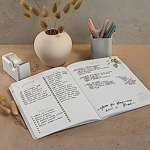 Simplified 2023-2024 Monthly Planner and Calendar Book - Beautiful Modern Dried Floral To Do List Notebook For Women or Men - Easily Organizes Your Tasks to Boost Productivity - Runs Until December 2024