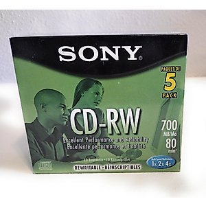 SONY CD-RW80 5-Pack