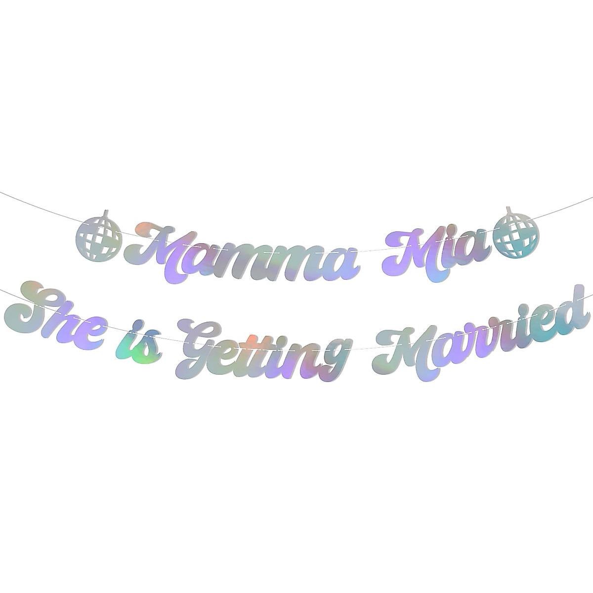 Mamma Mia She is Getting Married Banner, She Found Her Honey Honey, Dancing Queen Bachelorette Party Decorations, Last Disco Bridal Shower Wedding Party Decorations