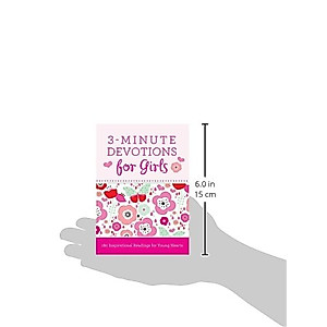 3-Minute Devotions for Girls: 180 Inspirational Readings for Young Hearts