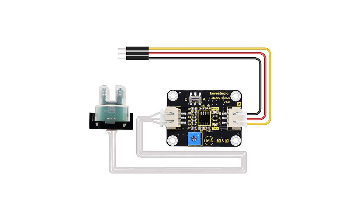 KEYESTUDIO Turbidity Sensor for Arduino Water Quality Testing