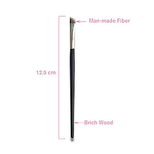 DogieLyn Eye Makeup Gel Eyeliner Brushes - Ultra Fine Bent Eyeliner Brush Angled Eye Define Pointed Round Brush Kit