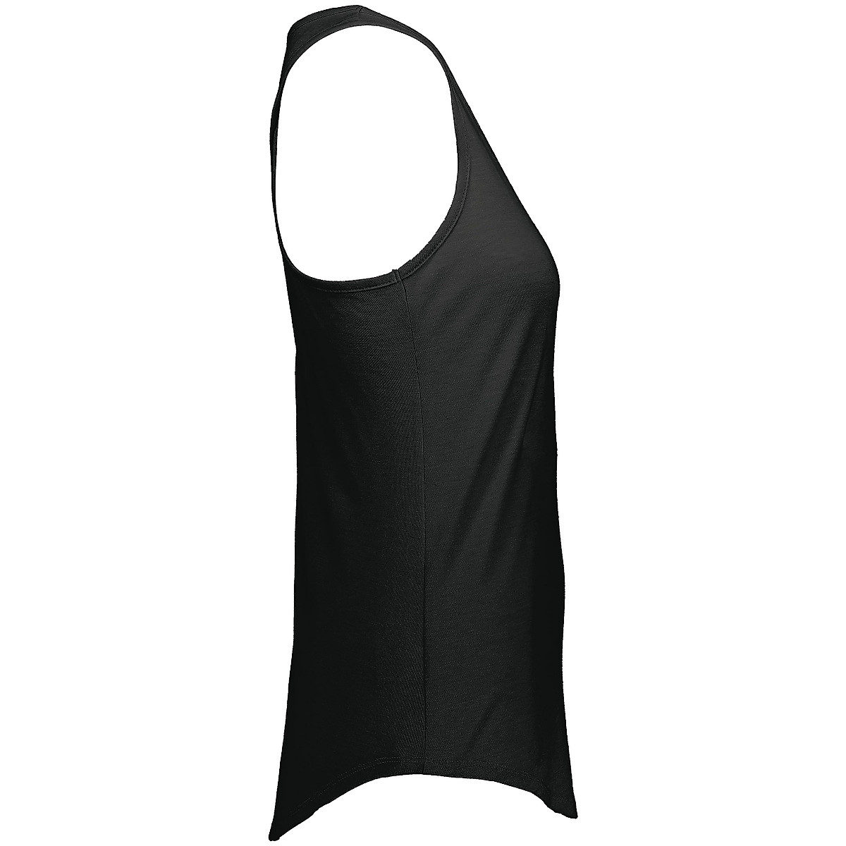 Augusta Sportswear Womens Lux Tri-blend Tank, Black Heather, 2XL