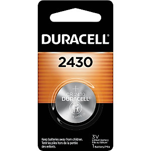 Duracell Duralock 2430 3V Lithium Battery, Single Battery, Package May Vary