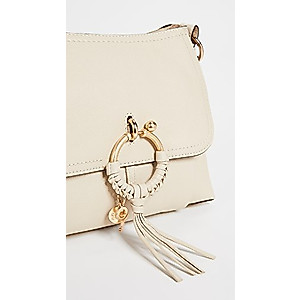 See by Chloe Women's Joan Small Shoulder Bag, Cement Beige, Off White, One Size