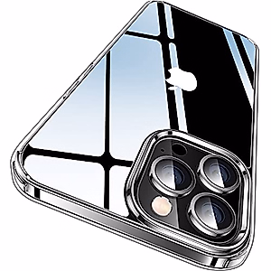 CASEKOO Upgraded Crystal Clear iPhone 14 Pro Case, [Never Yellow] [Exceed Mil-Grade Protection] Transparent Cover for Women Men Slim iPhone 14 Pro Phone Case 6.1 in, Clear