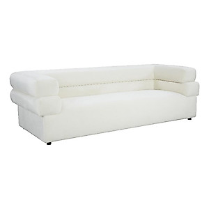 TOV Furniture Elsa Velvet Sofa by Inspire Me! Home Decor (Cream)