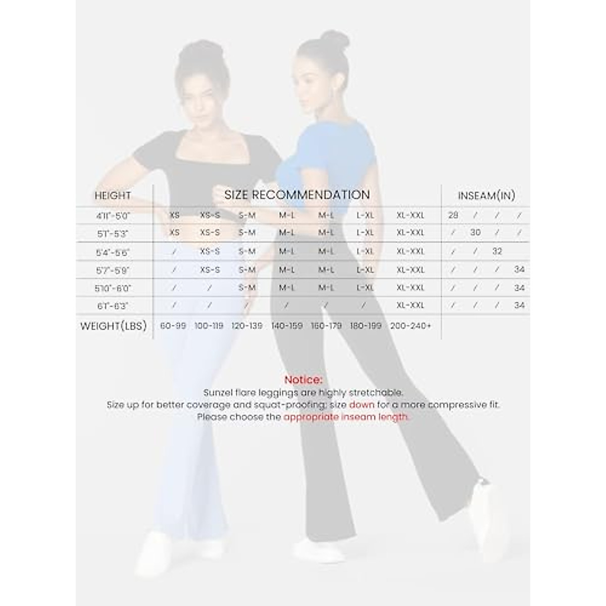 Sunzel Flare Leggings, Crossover Yoga Pants with Tummy Control, High Waisted and Wide Leg, No Front Seam Bubblegum Pink Medium 30" Inseam