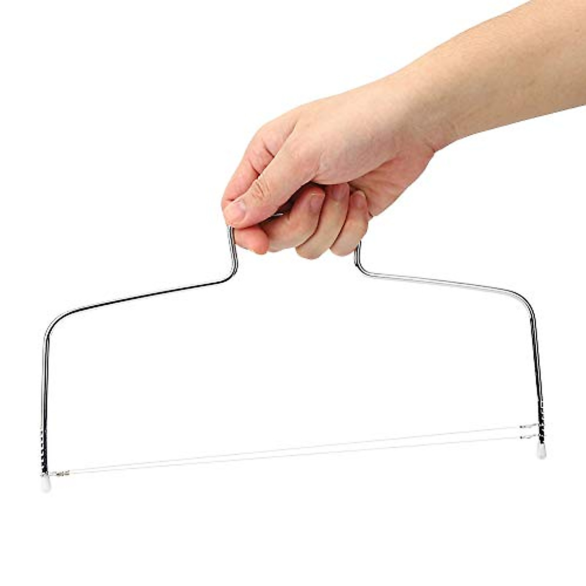 Oumefar Bow-Shaped 2pcs Double Wire Cake Cutter Bread Slicing Tool for Cheesecake for Restaurant