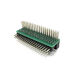 Micro Connectors Raspberry Pi 40-pin GPIO 1 to 2 Expansion Board (RAS-GP02),Green