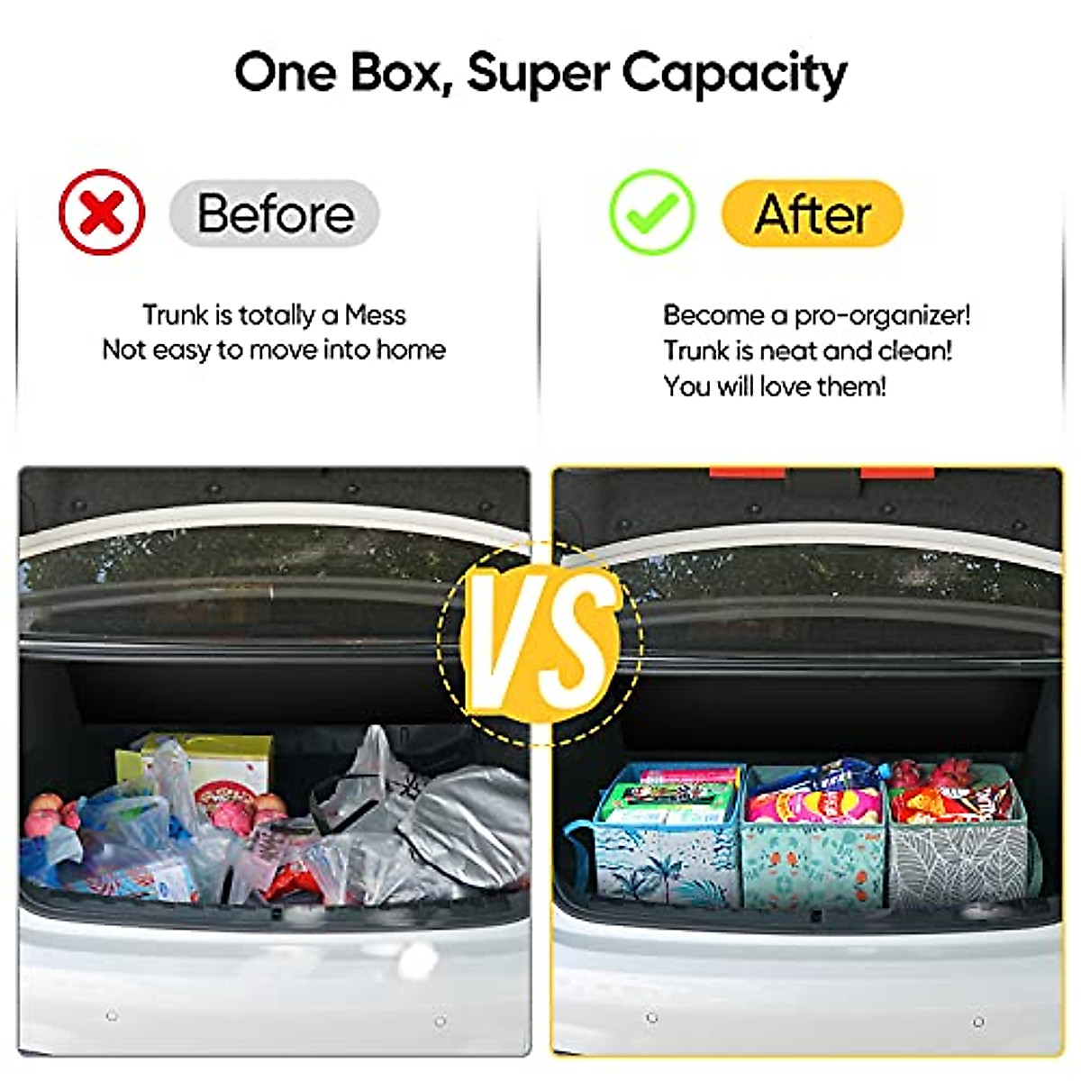 BALEINE 3Pk Reusable Grocery Bags, Foldable Shopping Bags for Groceries with Reinforced Bottom & Handles (Island Breeze)