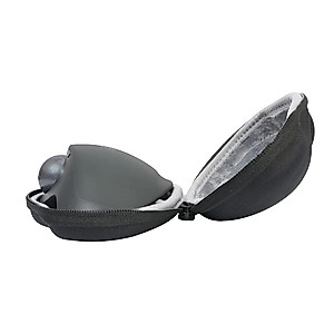 Vexko Mouse Travel Case Compatible with Logitech Ergo M575 Wireless Trackball Computer Mouse - Case Only (Black/Gray)
