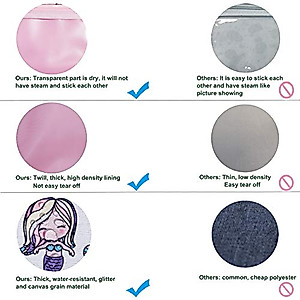 Eudora Hanging Travel Toiletry Bag for Women and Girls, Teenage Waterproof Bathroom Bag, Cute Glitter Mermaid Shower Cosmetic Bag with Large Capacity and 360 Rotatable Hook (Pink)