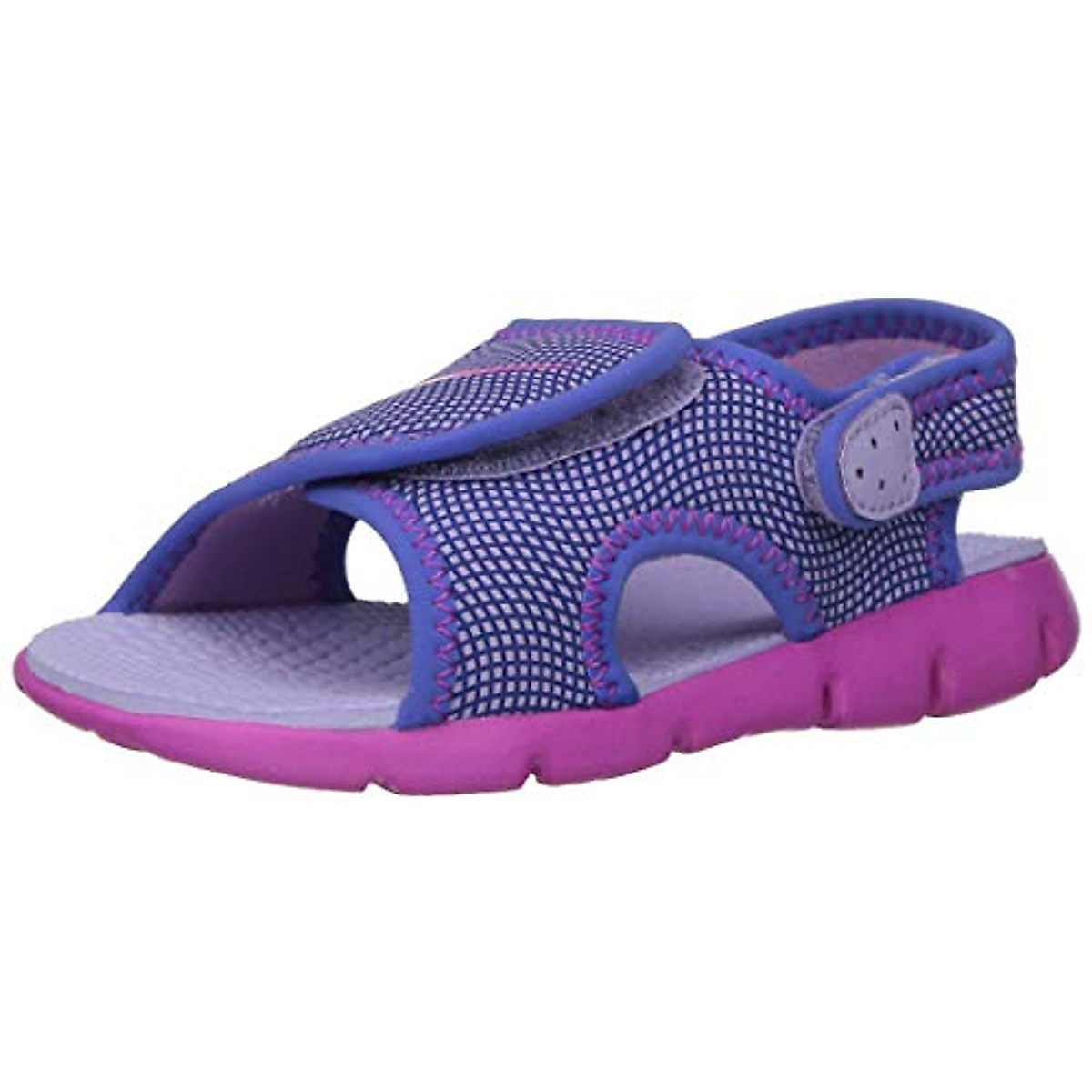 Nike Kids' Sunray Adjust 4 Toddler Sandals (9c, Hydrangeas/Fire Pink)