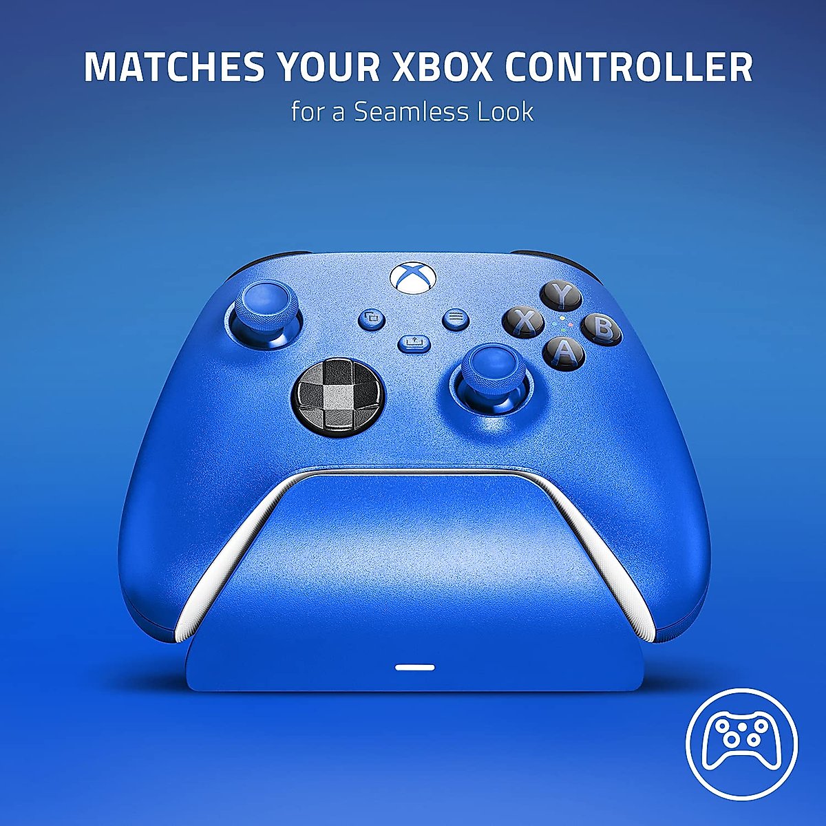 Razer Universal Quick Charging Stand for Xbox Series X|S: Magnetic Secure Charging - Perfectly Matches Xbox Wireless Controllers - USB Powered - Robot White (Controller Sold Separately)
