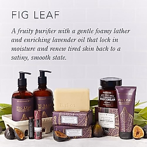 Beekman 1802 Goat Milk Body Soap Bar, Fig Leaf - Scented - 9 oz - Nourishes, Moisturizes & Hydrates - 100% Vegetable Soap with Lactic Acid - Good for Sensitive Skin - Cruelty Free