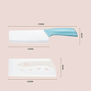 UDODEY Ceramic Knife 6-Inch Fruit Knives 6 inch Sturdy durable sharp Vegetable Cleavers Blue kitchenware