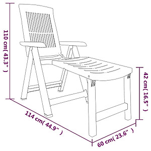 loibinfen Outdoor Foldable Sun Lounger, PP Outdoor Chaise Lounge Chair, Foldable Beach Sunbathing Lounger, Lounge Chair Recliner for Patio, Poolside, Garden, White Plastic,-23