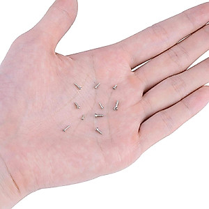 1000Pcs mini screw kit M1 M1.2 M1.4 M1.7 Phillips pan Head Micro Screws Self-Tapping Electronic small metric screw PA Nickel-Plated