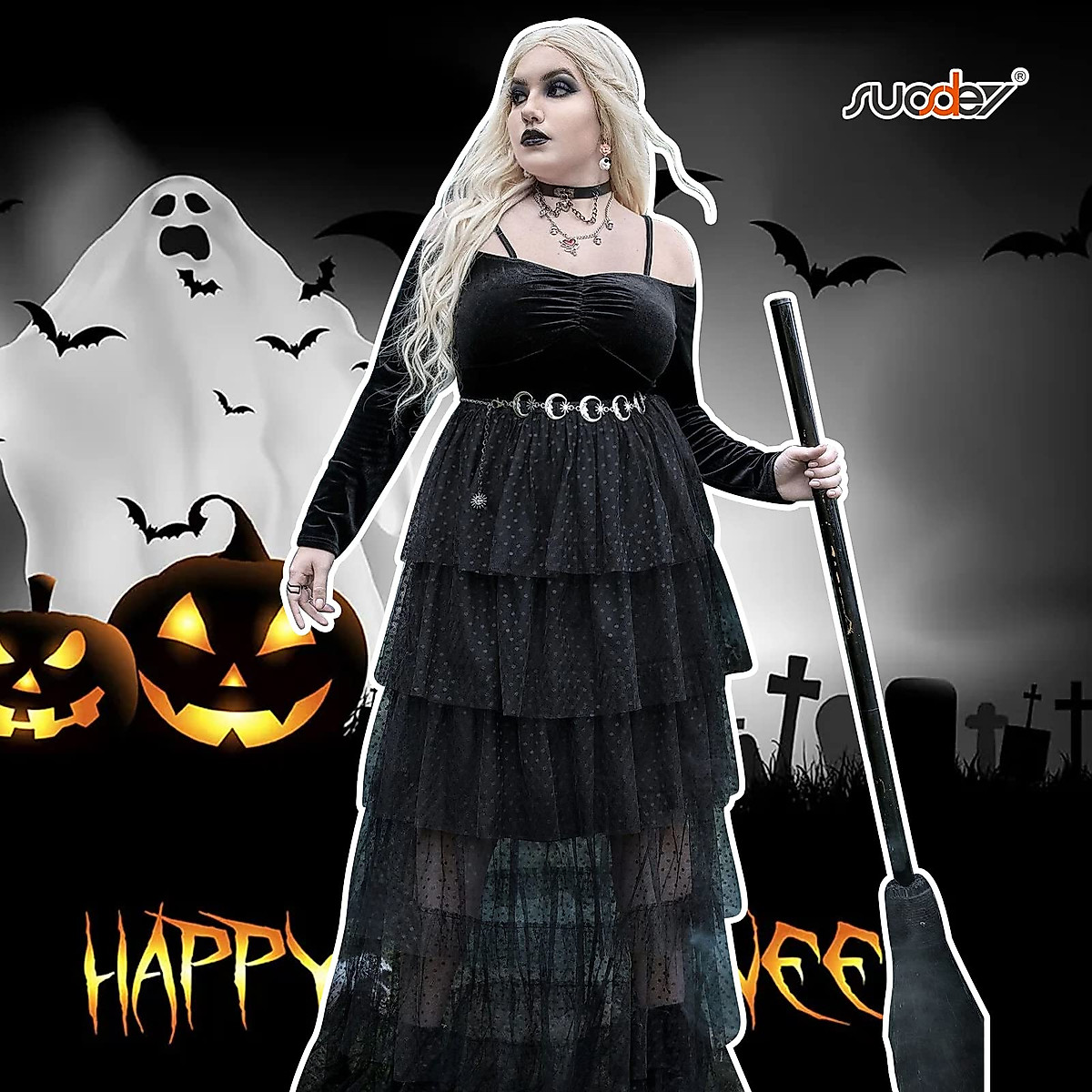 SUOSDEY Metal Chain Belt Women Belly Waist Chain Fashion Body Link Belts