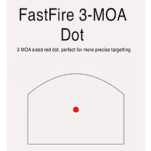Burris 300234 Fastfire III, W/Picatinny Mount, 3 MOA