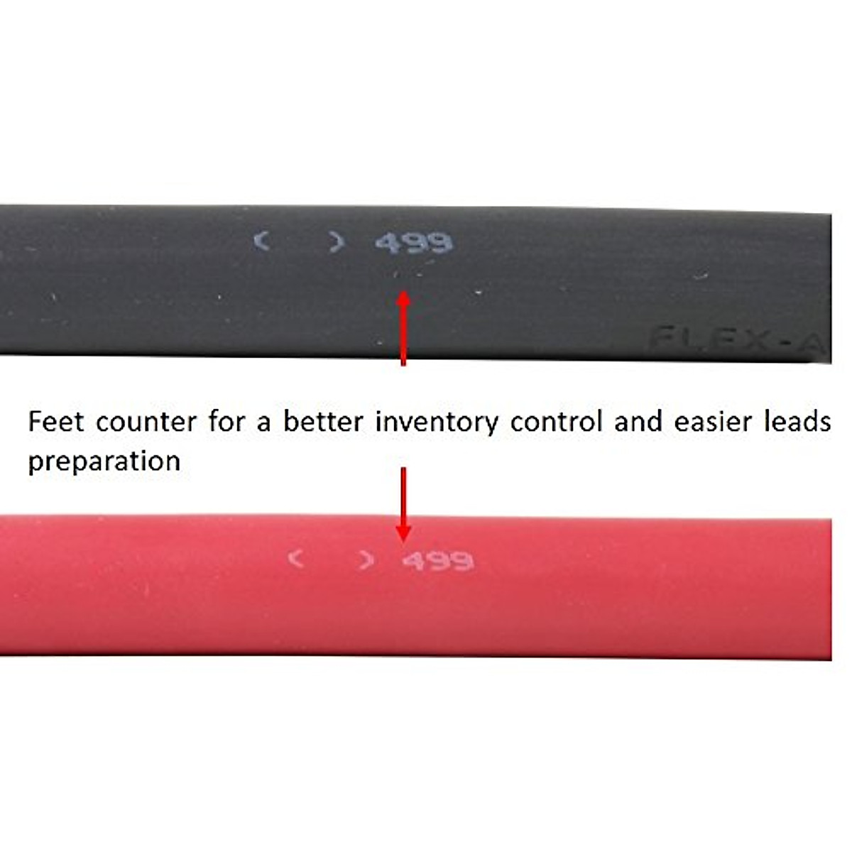 4/0 Gauge AWG - Flex-A-Prene® - Welding/Battery Cable - Black & Red - 600 V - Made in USA (5 FEET OF EACH COLOR)