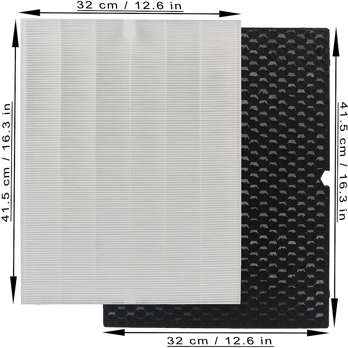 ADR Winix 5500-2 Air Purifier Filter Replacement 116130 Filter H13 Grade Replacement for Winix 5500 2 Air Purifier -True HEPA Filter and Washable Activated Carbon Filter