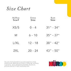 Brownmed - NuRoo Nursing Scarf - Nursing Cover for Breastfeeding Moms - Breastfeeding Supplies for Nursing & Baby Essentials - Baby Stuff - Gray Stripe