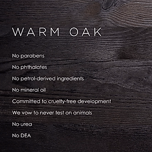 Gilchrist & Soames Warm Oak Shampoo - 9oz - Promotes Strong and Healthy Hair, All Hair Types, Zero Parabens, Sulfates, and Phthalates