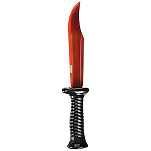 amscan Bleeding Nightmare Knife - 13", Black/Red - 1 Pc