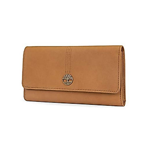 Timberland Women's Leather RFID Flap Wallet Clutch Organizer