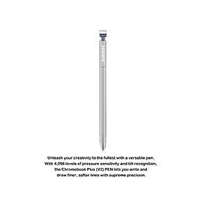 Samsung Chromebook Plus V2 360 12.2" FHD+ 2-in-1 Touchscreen (Intel Celeron 3965Y, 4GB RAM, 64GB eMMC, Active Stylus) Home & Education Laptop, 10-Hour Long Battery Life, 13MP Dual Webcam, Chrome OS