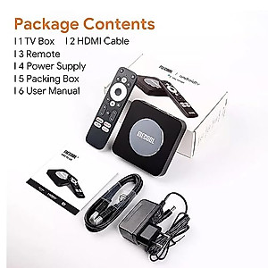 BOXPUT Mecool KM2 Plus Smart TV Box Android 11.0 Netflix G-oogle Certified 4K TV Box Dolby Vision Support AV1 2.4G/5G WiFi 100M Ethernet BT 5.0 with Amlogic S905X4 Android TV Box 2024