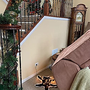 Light Up Fried Cat Rug Funny Christmas Lights Decoration Floor Aunt Bethany’s Fried Pussycat Rug from National Lampoon’s Funny Christmas Decoration Carpet (Warm Light)