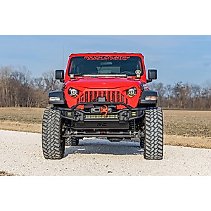 Rough Country Tubular Front Bumper for 07-24 Jeep Gladiator JT/JK & JL - 10647