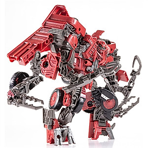 XAGVHIM Transformer Toy, Studio Series 69 of The Fallen Construction Devastator Scavenger Scrapper Overload Hightower KO Action Figure Robot Model(Color : Overload)