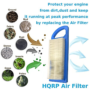 HQRP Filter compatible with John Deere Z225 Zero Turn Lawn Mower, 102 105 115 L100 L107 L108 LA100 LA105 LA110 LA115 X110 X120 X145 Lawn Tractor, parts GY20573, M149171 Replacement