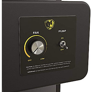 Big Ass Fans Cool-Space 400 Portable Evaporative Cooler, 36 Inch Diameter Fan, Indoor or Outdoor Use, Continuous or Fillable (46 Gallon Capacity), Variable Speed