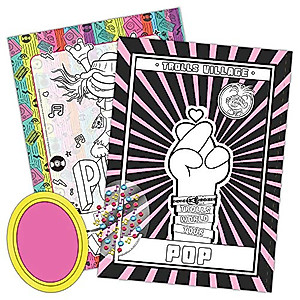Trolls DreamWorks World Tour 48-Page Coloring and Activity Book with Jewel Stickers 47359, Bendon