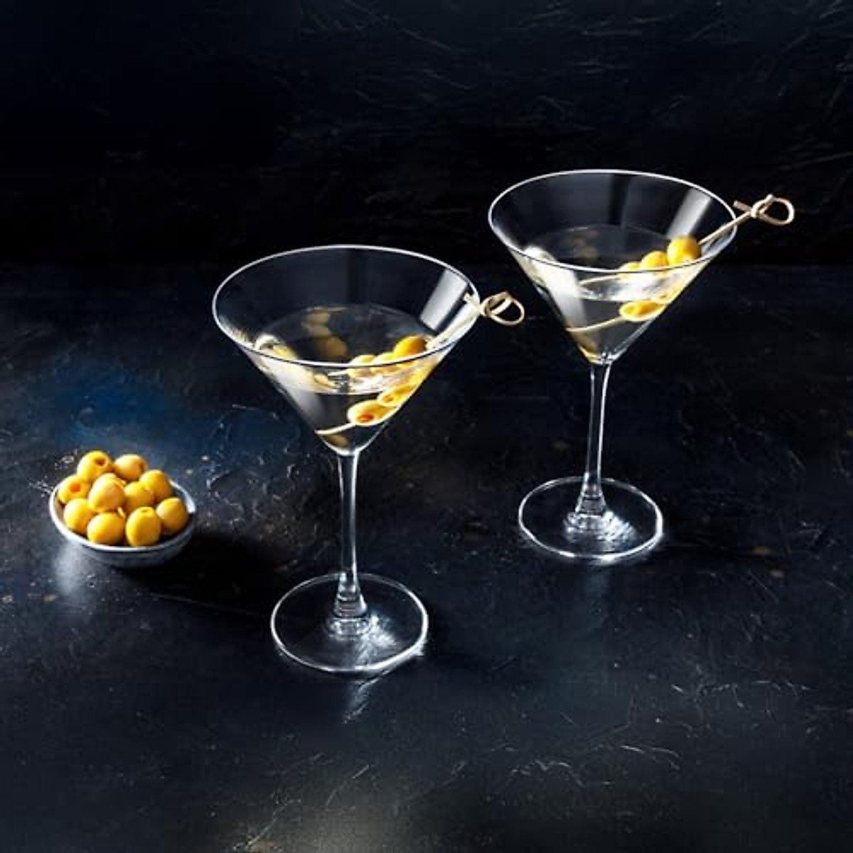 PARACITY Martini Glasses Set of 2, Coupe Glasses, Hand Blown Premium Martini Glasses, Perfect for Cocktails, Martinis, Margaritas, Parties, Catering Boxes and Gifts(8 OZ/240ML)