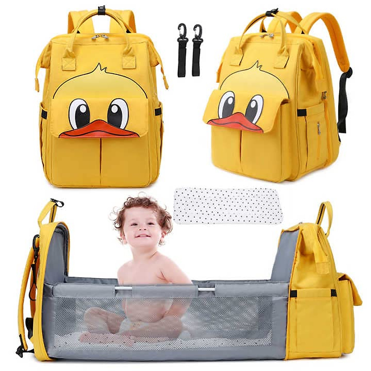 Multifunction babybag with Diaper Changing Station (Blue)