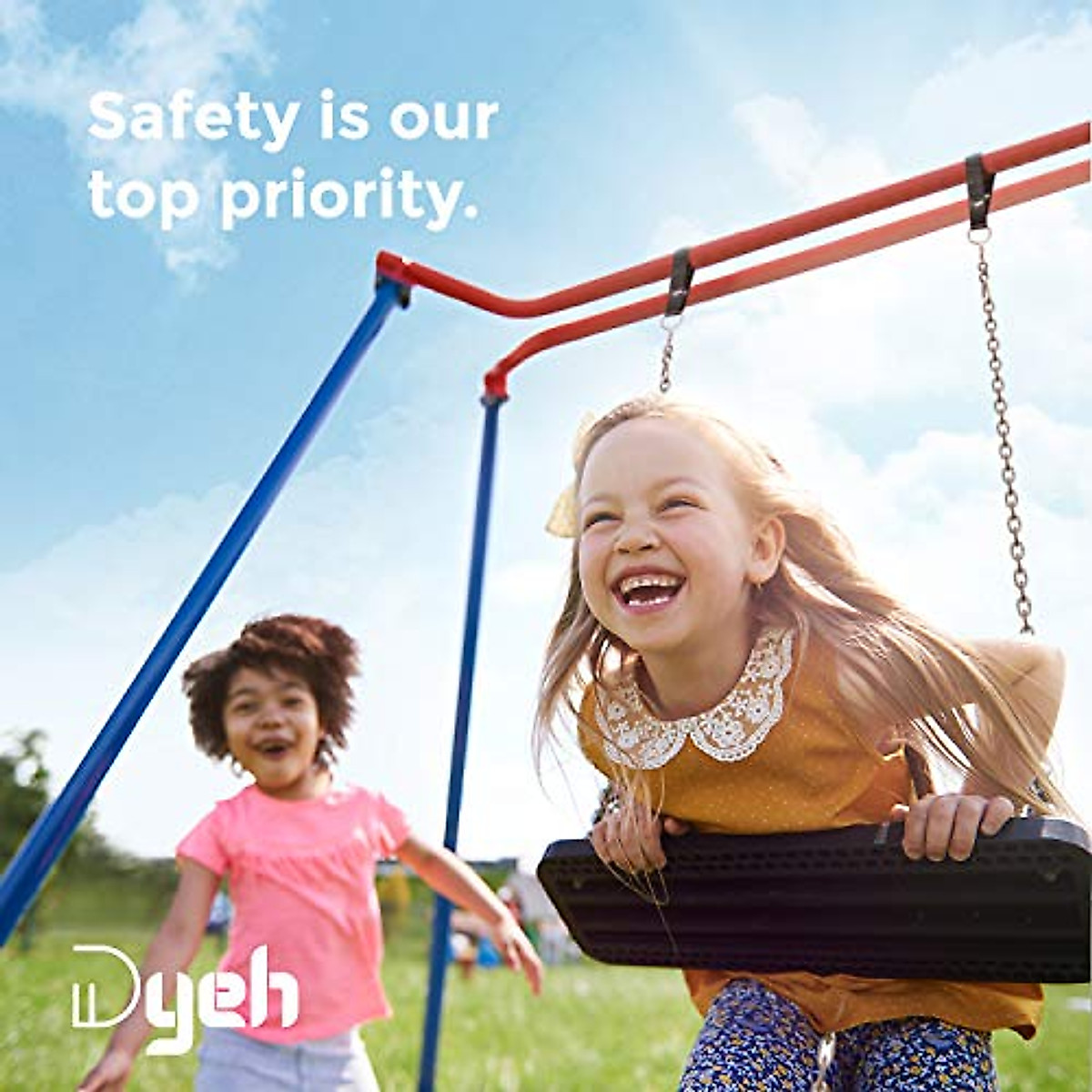 Tree Swing Straps, Set of Two Hanging Straps - Adults, Children or Toddler Swings for Outside/Inside, Hammock Straps with Four Heavy Duty Carabiners and Two M6 Swivels + Carry Bag + eBook