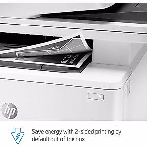 HP Laserjet Pro MFP M428fdn All-in-One Wired Ethernet only Monochrome Laser Printer, White - Print Scan Copy Fax - 2.7" Touch, 40 ppm, 1200x1200 dpi, Auto 2-Sided Printing, 50-Sheet ADF, Cbmou Webcam